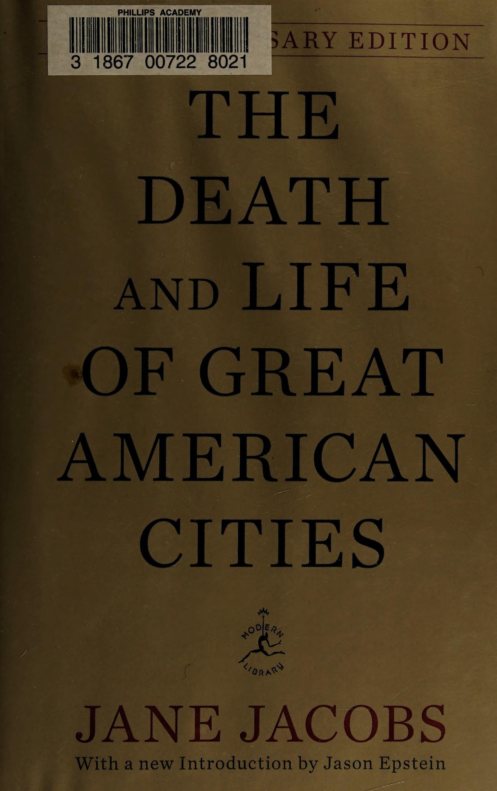 The Death and Life of Great American Cities 50th Anniversary Edition på ...